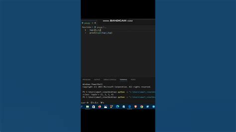 Python Tuples Creating Single Element Tuples Shorts Short Python Pythonprogramming Python3