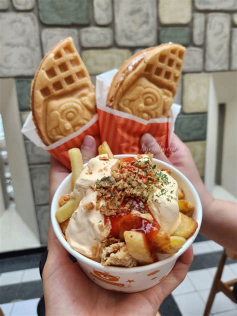 롯데월드 간식맛집 델리본 위치 와플 델리치즈포테이토 메뉴 및 가격 네이버 블로그