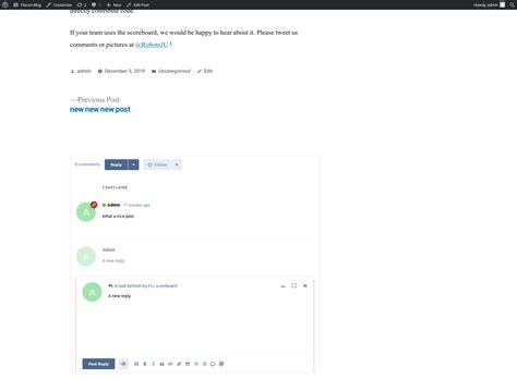 Wordpress Integration Flarum Extensions By Kilowhat