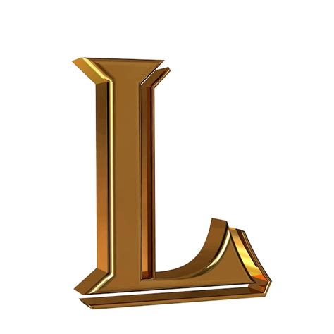 L 3d Letter