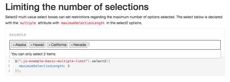 I Found A Small Bug About The Limit The Max Number Of Selected · Issue