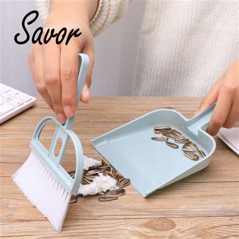 미니 청소 브러시 쓰레기 청소 삽 테이블 가정용 청소 도구 작은 빗자루 쓰레받기 세트 데스크탑 스윗 Aliexpress