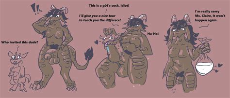 Rule 34 Anthro Big Penis Bigotry Bodily Fluids Breasts Brown Body