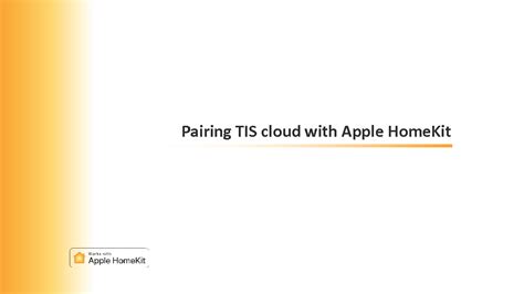 Tis Apple Homekit Integration