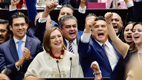 Xóchitl Gálvez Convierte La Sesión Del Congreso General En Acto De Campaña