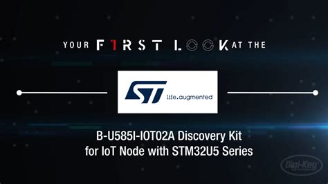b u585i iot02a discovery kit stmicroelectronics digikey