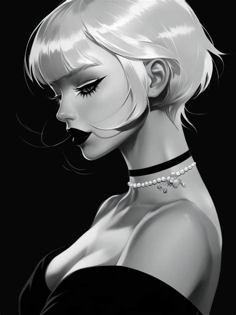 Joyful Anime Character With Black Hair Illustration Art Playground