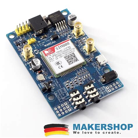 Sim808 Module Gsm Gprs Gps Development Board Gps Gsm Antenne Arduino Raspberry Makershop De