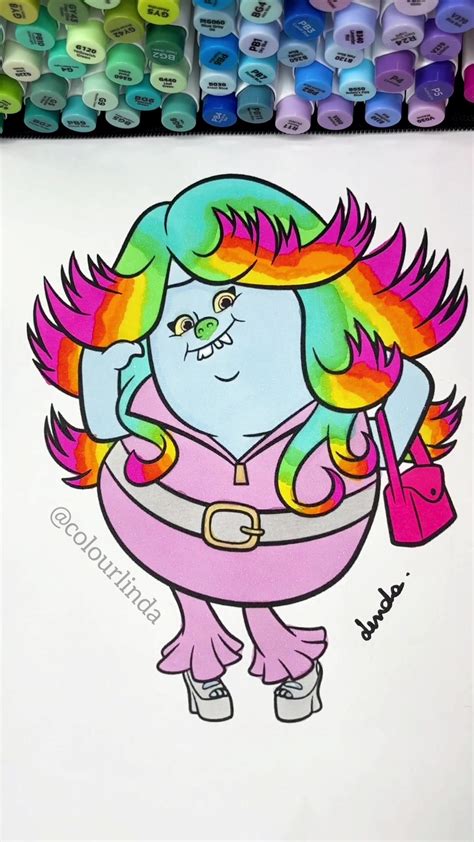 How To Draw Lady Glitter Sparkles