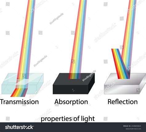 Properties Light Science Education Illustration Stock Vector Royalty Free