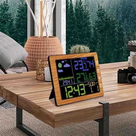 Wireless Weather Station Clock Control Creative Weather Forecast Clocks
