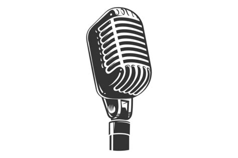 Microphone Icon Sound Recording Device Graphic By Onyxproj · Creative