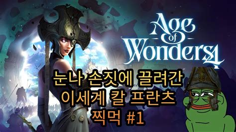 에이지 오브 원더4 Re 제로부터 시작되는 이세계 칼 프란츠 1 Youtube