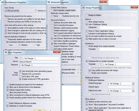 Databaseez Serverwide Lotus Notes Database Property Manager