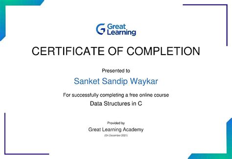 Sanket Waykar On Linkedin Data Structures In C Greatlearning