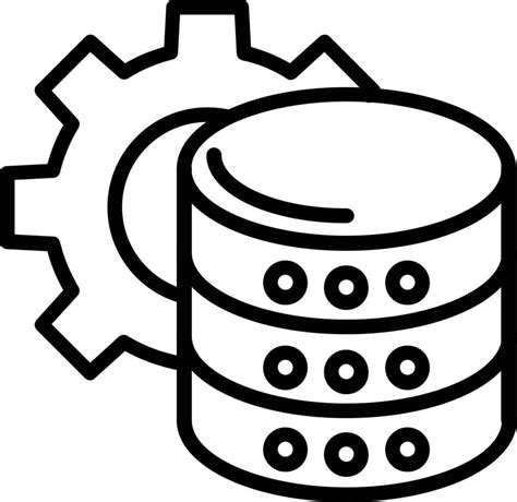 Data Management Vector Line Icon 8898023 Vector Art At Vecteezy