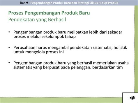 Bab 9 Pengembangan Produk Baru Dan Strategi Siklus Hidup Produk Ppt