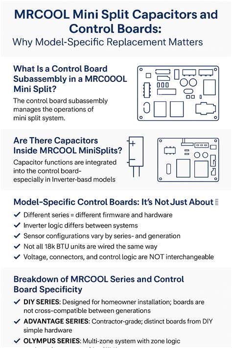 Mrcool Mini Split Control Board And Capacitor Guide Mrcool Diy Direct