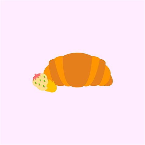 딸기 초콜릿 크루아상 벡터 Eps Ai Uidownload