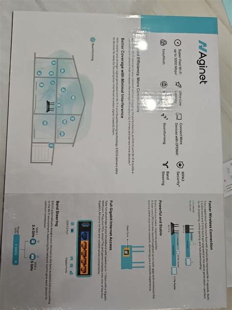 TP Link EX AX Dual Band WiFi Router Computers Tech Office Business Technology On