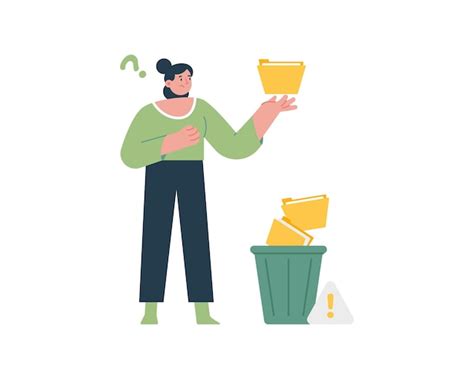 Premium Vector Delete Files