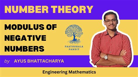 Modulus Of Negative Numbers Number Theory Engineering Mathematics