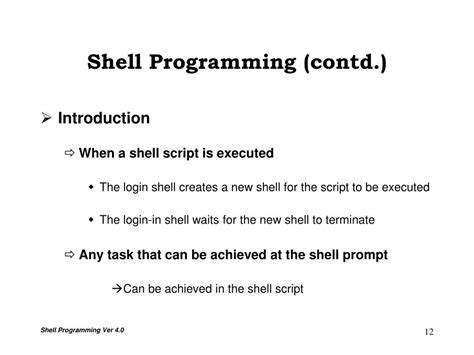 Ppt Shell Programming Powerpoint Presentation Free Download Id