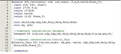 My Fpgas Greatest Common Divisor Unsigned Calculator Design