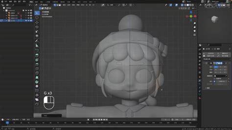 Blender 人物建模 插画人物转三维 Blender教程教程 Blender（3 1） 虎课网