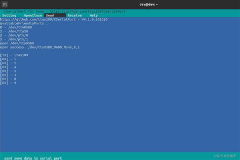 【cc】轻量级跨平台 开源串口库 Cserialport Csdn博客
