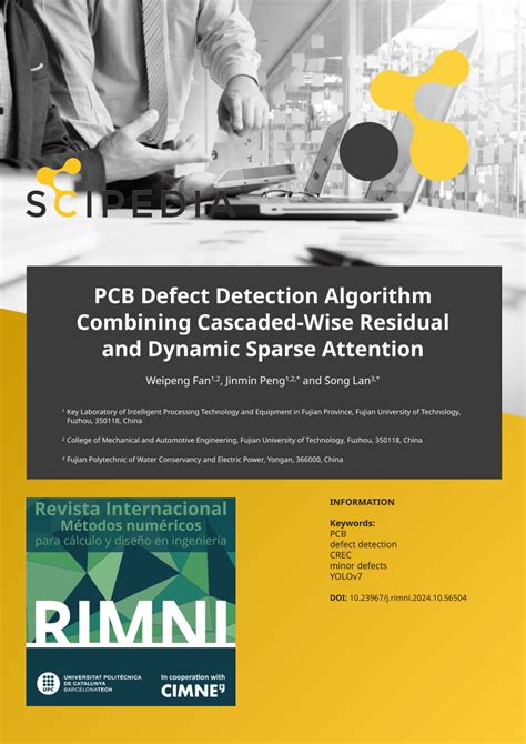 Pdf Pcb Defect Detection Algorithm Combining Cascaded Wise Residual And Dynamic Sparse Attention
