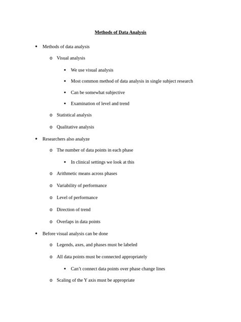 Methods Of Data Analysis Pdf Data Analysis Analysis