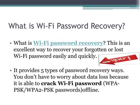 PPT Wifi PasswordRecovery How To Recover Wifi Password PowerPoint Presentation ID 1472935