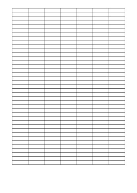 30 Free Blank Chart Templates