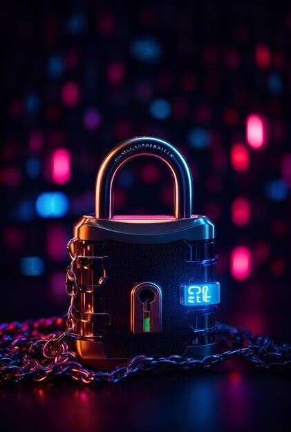 Premium Ai Image Security And Cyber Security Firewall For Technology Background