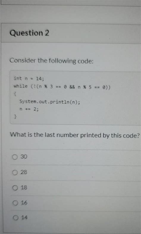 Solved Consider The Following Code Int A 0 Int B 0