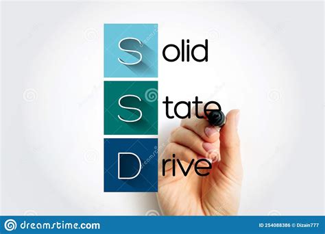 SSD Solid State Drive Solid State Storage Device That Uses Integrated Circuit Assemblies To