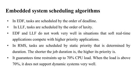 Embedded System Scheduling Algorithm Pptx