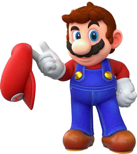 Hatless Mario Rendersuper Mario Odysseymario 3d By Supermarioallstar
