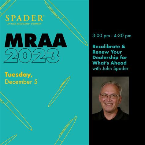 Spader Business Management On Linkedin Will We See You At Mraa Even The Best Execution Will