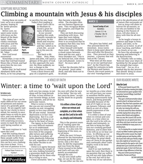 North Country Catholic Newspaper
