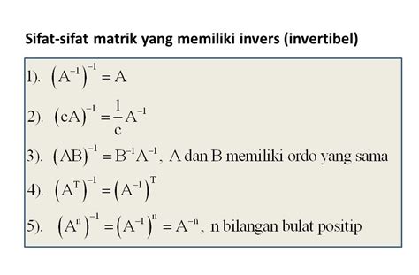rumus matriks pengenalan dan penerapan di dalam matematika contoh