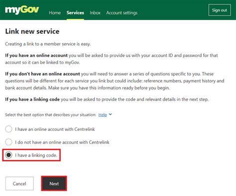 Mygov Help Link A Service Using A Linking Code Services Australia Mygov Help Link A Service Using A Linking Code Services Australia