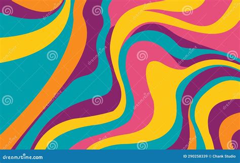 Vector Background Design With Abstract Wave Pattern Stock Illustration