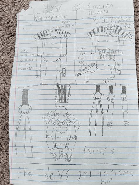 My Brother Made A New Automaton Type Rhelldivers