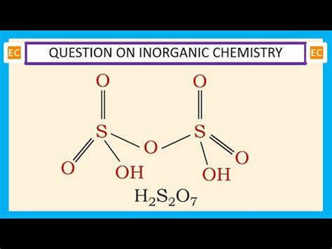 OQV NO How Many S O Bonds Are Present In Oleum H S O YouTube