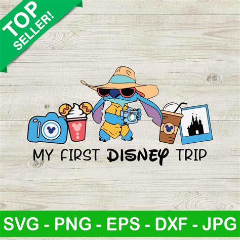 My First Disney Trip Svg Disney Dream Come True Svg Family Vacation Svg Disney Vacation