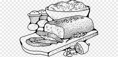 햄버거 패스트 푸드 정크 푸드 라인 아트 음식 음식 검은 Png Pngegg