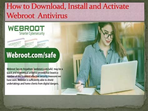 PPT How To Download And Install Webroot Security On PC Webroot Com Safe PowerPoint