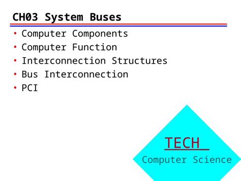 Ppt Ch03 System Buses Computer Components Computer Function Interconnection Structures Bus